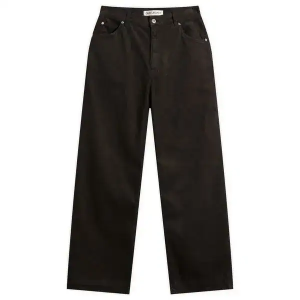 Our Legacy Vast Cut Jeans - Dark Brown Twill Cord | Editorialist